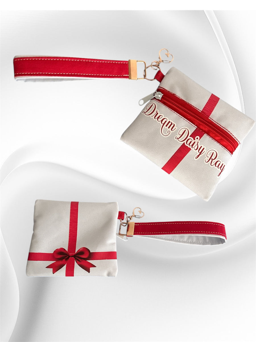 Wristlet Keychain Key Fob with Detachable Wallet – Dream Daisy Ray