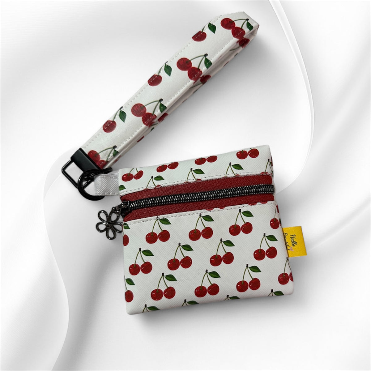 Wristlet Keychain Key Fob with Detachable Wallet – Dream Daisy Ray